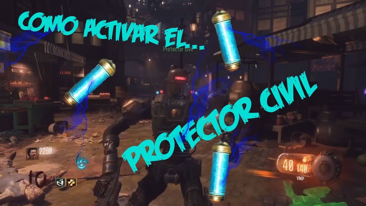 Como activar el Protector civil|BO3 Shadows of Evil - YouTube