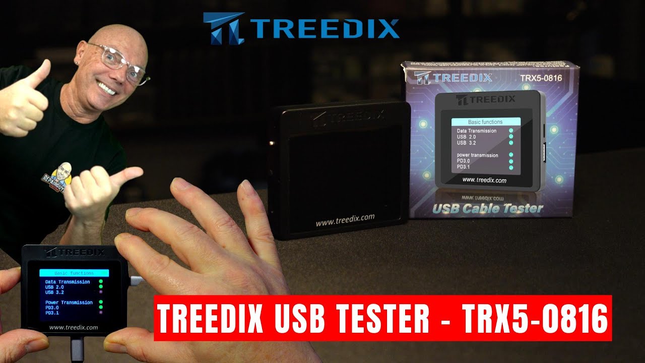 NY! USB Tester fra Treedix med lille lækkert display & E-Marker funk ...