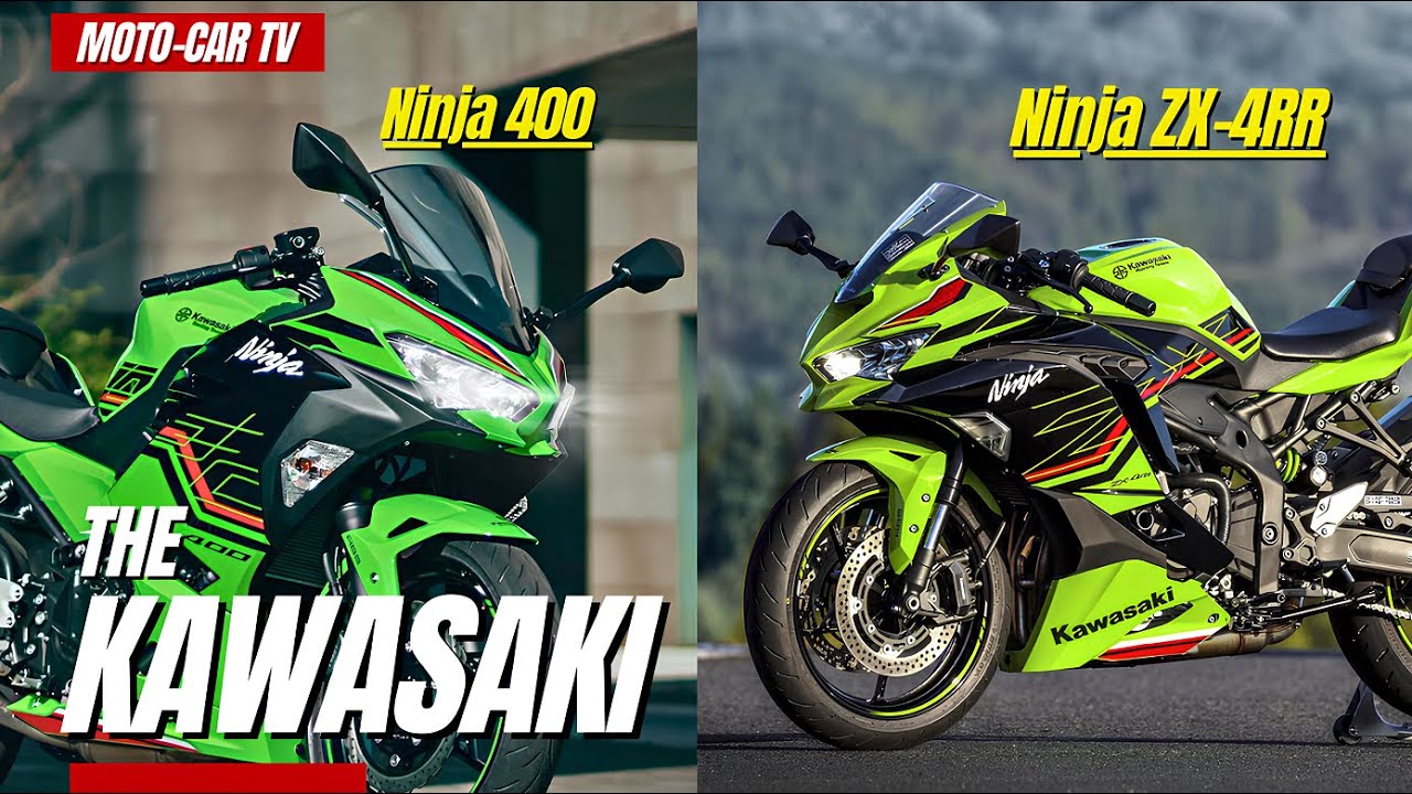 Kawasaki Ninja 400 and Kawasaki Ninja ZX-4RR | MOTO-CAR TV - YouTube