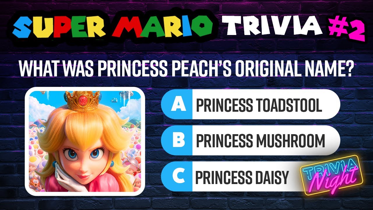 The Ultimate Super Mario Quiz! | Super Mario Trivia| Part 2 - YouTube