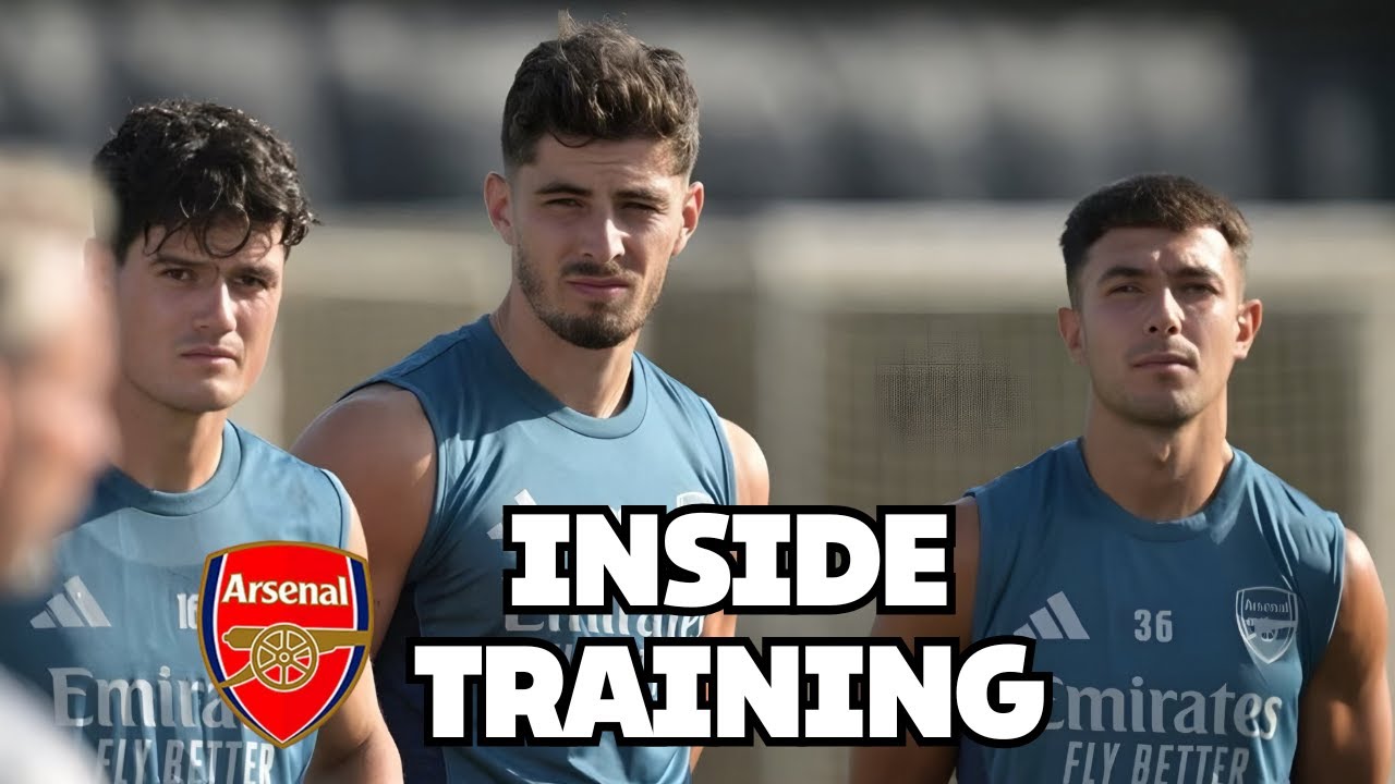 Arsenal Training Session 🔥 Intense Drills, New Signings & Tactical ...