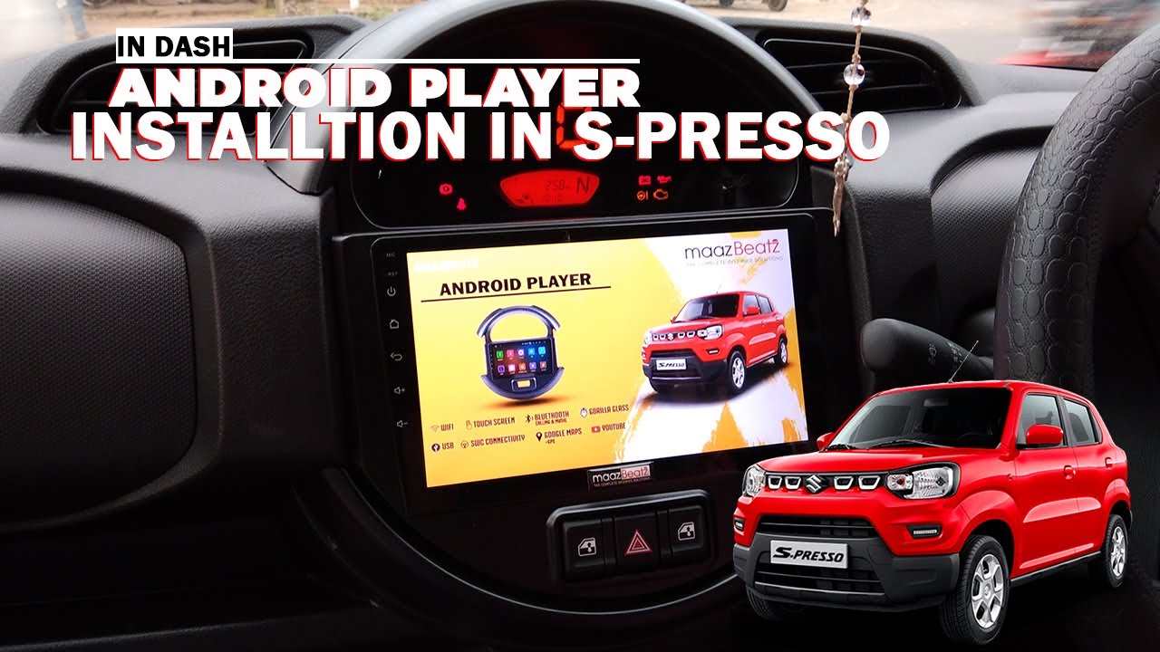 S-presso Android stereo installation | suzuki s-presso Android player ...