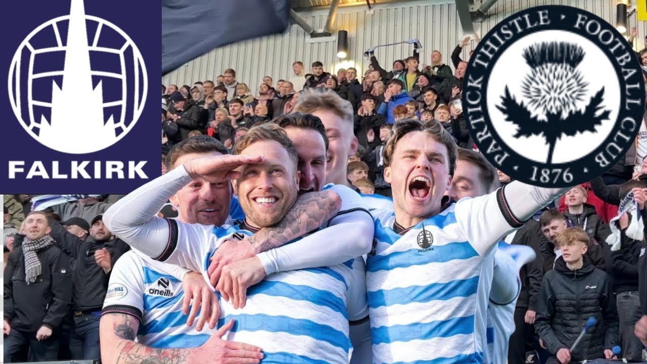 FALKIRK FC V PARTICK THISTLE, HAT TRICK DEBUT FOR SCOTT ARFIELD - YouTube