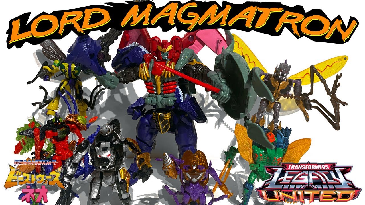 Transformers Legacy United Magmatron - Commander Class - Beast Wars Neo ...