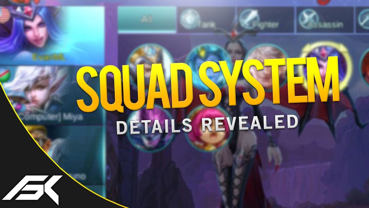 Mobile Legends: NEW SQUAD SYSTEM - YouTube