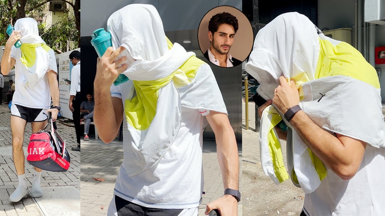 Ibrahim Ali Khan Hiding His Face From Paps, Gets Spotted Outside Gym 😁 ...