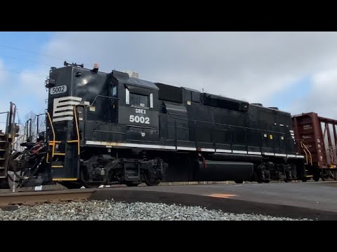 GREX (Ex-NS) High-Hood GP38-2 #5002 Trails On NS 17N! 11/27/20 - YouTube