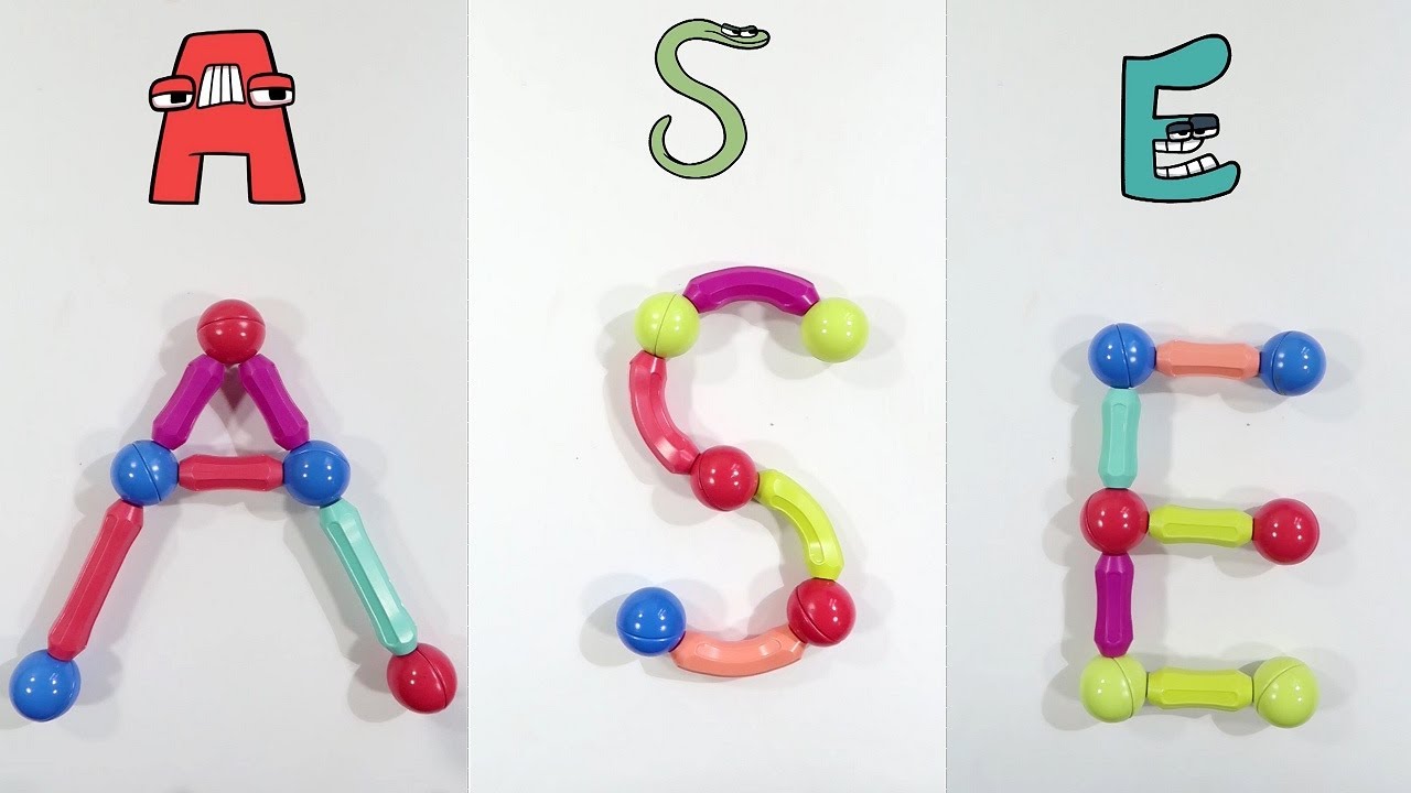 Alphabet Lore Transform With Magnet Toys #alphabetlore - YouTube
