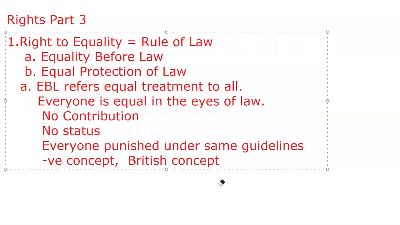Class 11 Political Sci Constitution Chapter 2 Rights Part 3 - YouTube