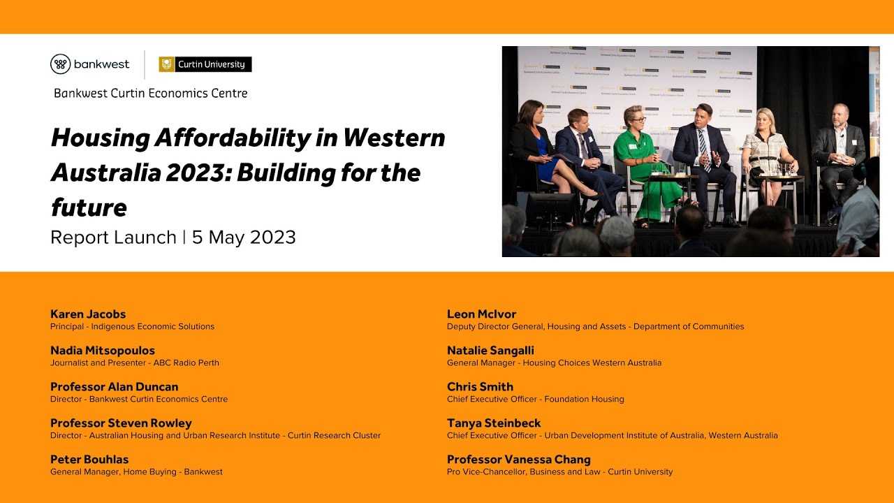 Housing Affordability in Western Australia 2023 Building for the future ...