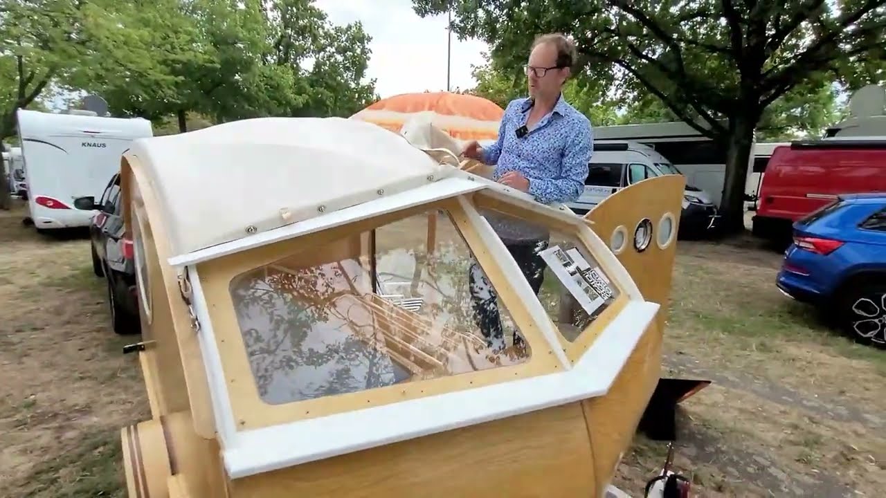 ROOMY1 | Cabrio Teardrop Caravan im Nostalgielook. | Ein echter ...