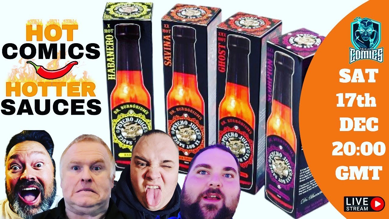 Hot comics, HOTTER sauces! - YouTube