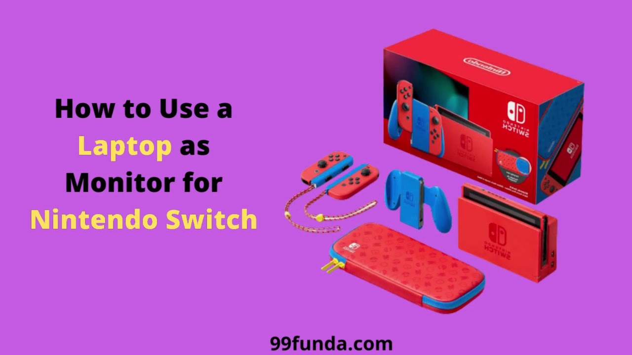 How to Use a Laptop as Monitor for Nintendo Switch - YouTube