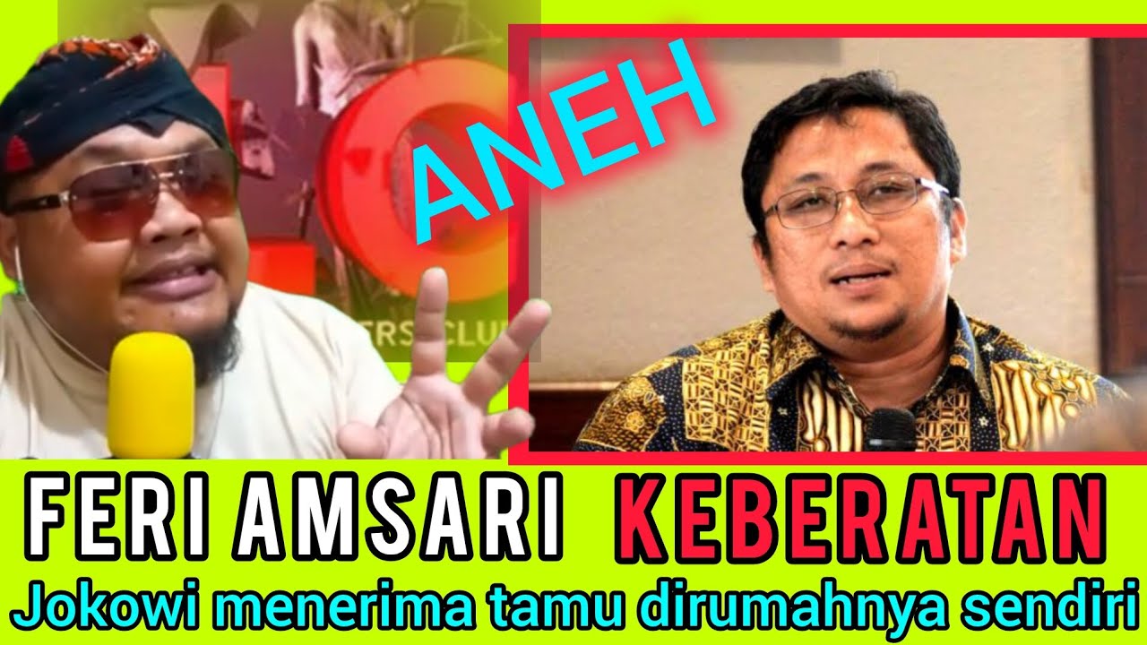 FERI AMSARI" LULUSAN AMERIKA" OTAK MLINTIR" KEBERATAN JOKOWI MENERIMA ...