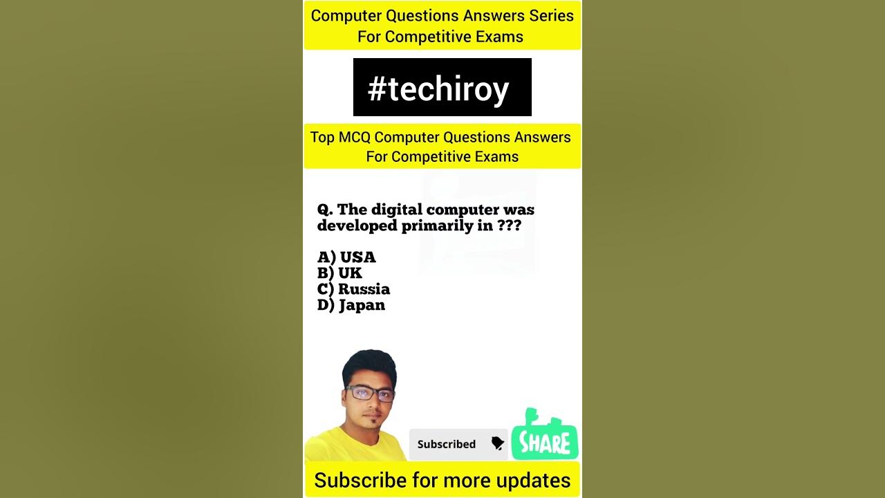 Computer Questions Answers Series for Competitive Exams | Binary Decimal conversion | Computer G ...
