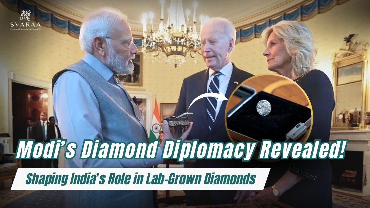 PM Modi Gifts 7.5 Carat Lab-Grown Diamond to Jill Biden | Modi's ...