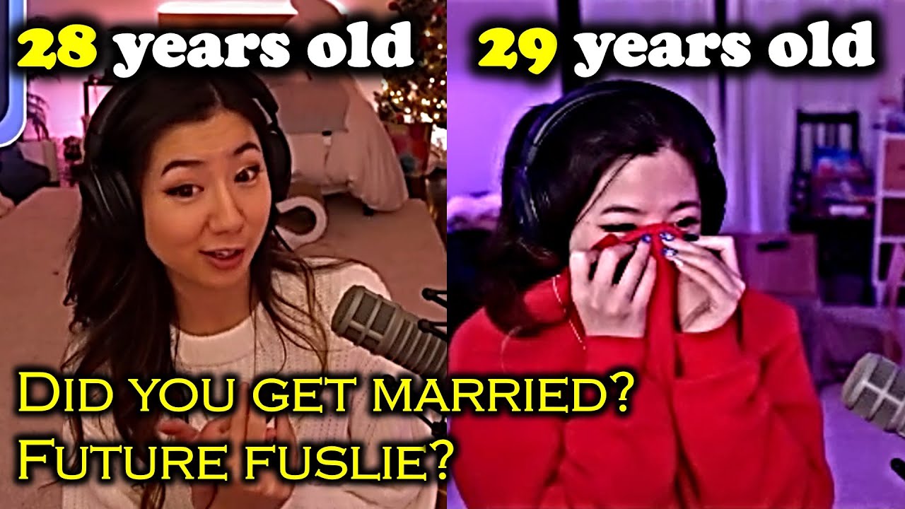 fuslie reacts to the messages from her 28 years old self gone EMOTIONAL ...