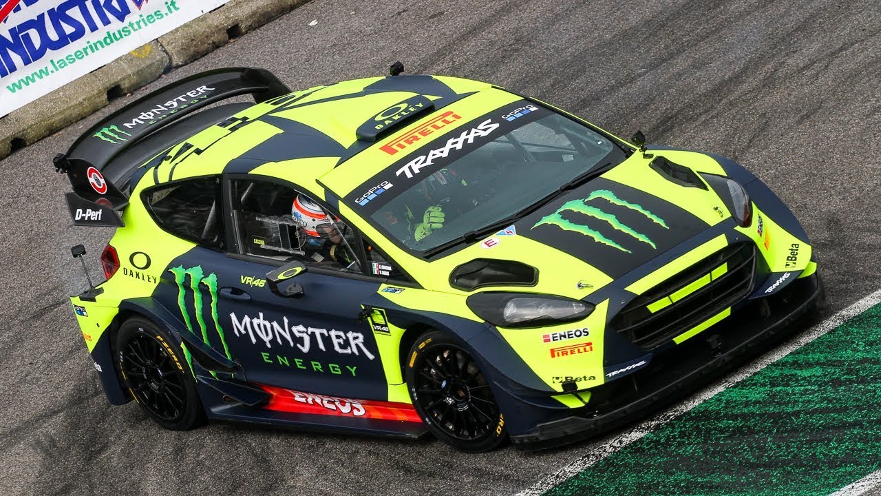 Valentino Rossi @ Monza Rally Show 2018 | Ford Fiesta WRC Plus [HD ...