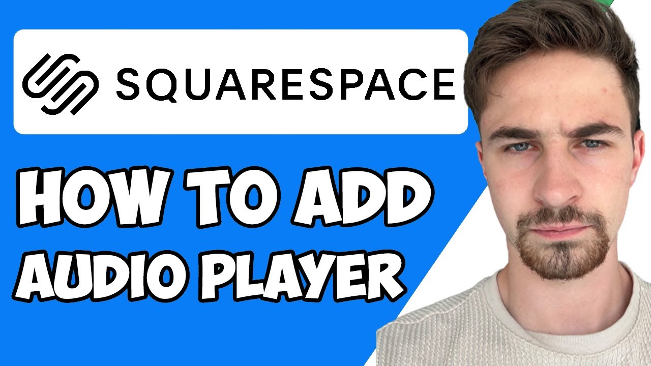 How To Add Audio Player To Squarespace 2023 Youtube