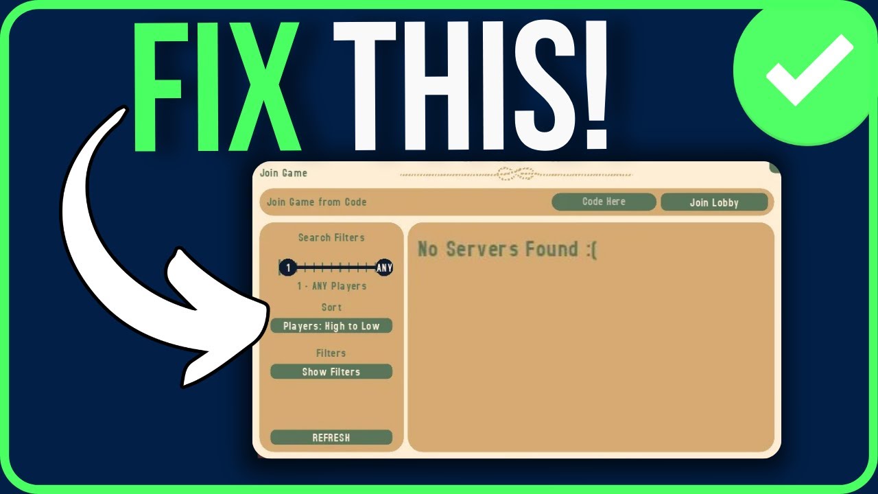 WEBFISHING NO LOBBIES OR SERVERS [FIXED] | Webfishing No Server Found ...