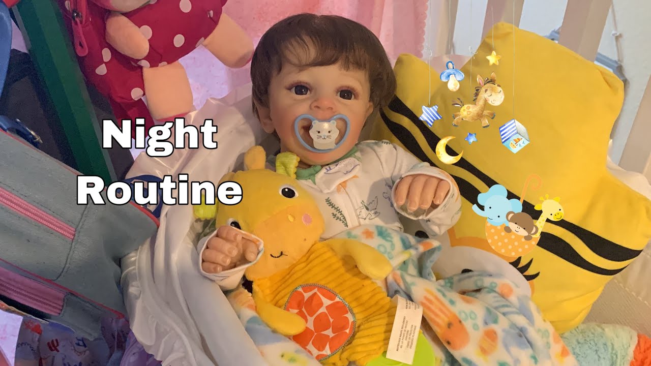 Reborn Baby Night Routine - YouTube