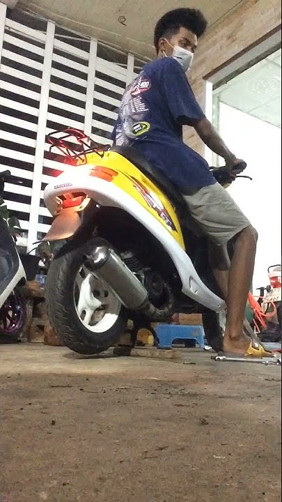 Honda tact Af24 ลูกเดิม - YouTube