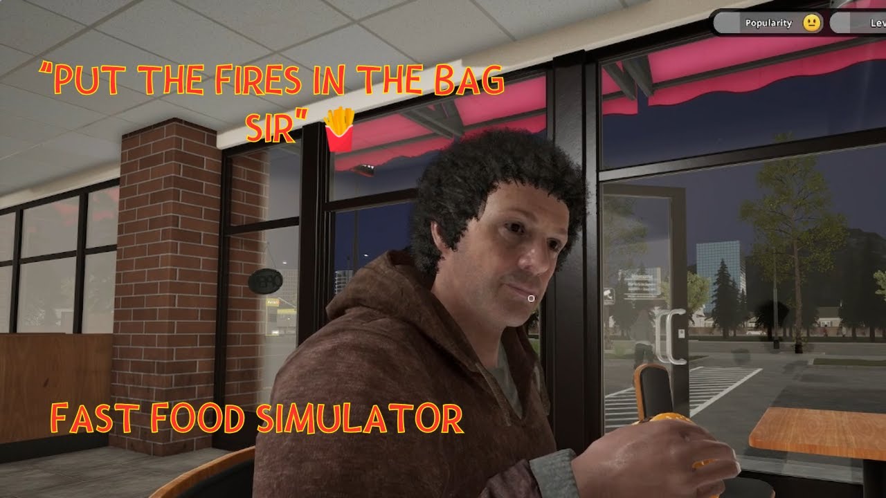 FAST FOOD SIMULATOR - DISASTER CLASS - YouTube