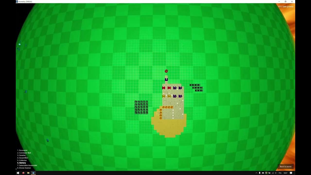 planet update finished / drone factory game devblog - YouTube