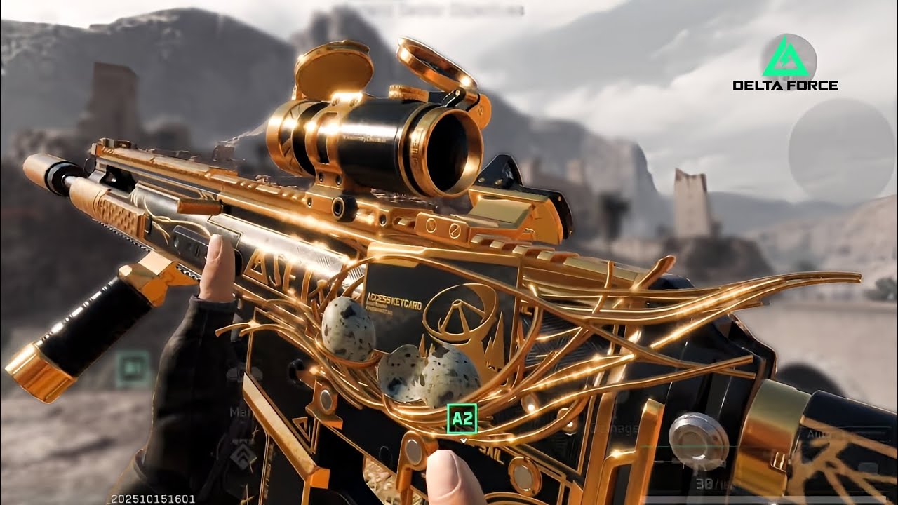 Delta Force Mobile Scar-h 1st Anniversary Skin Gameplay - YouTube