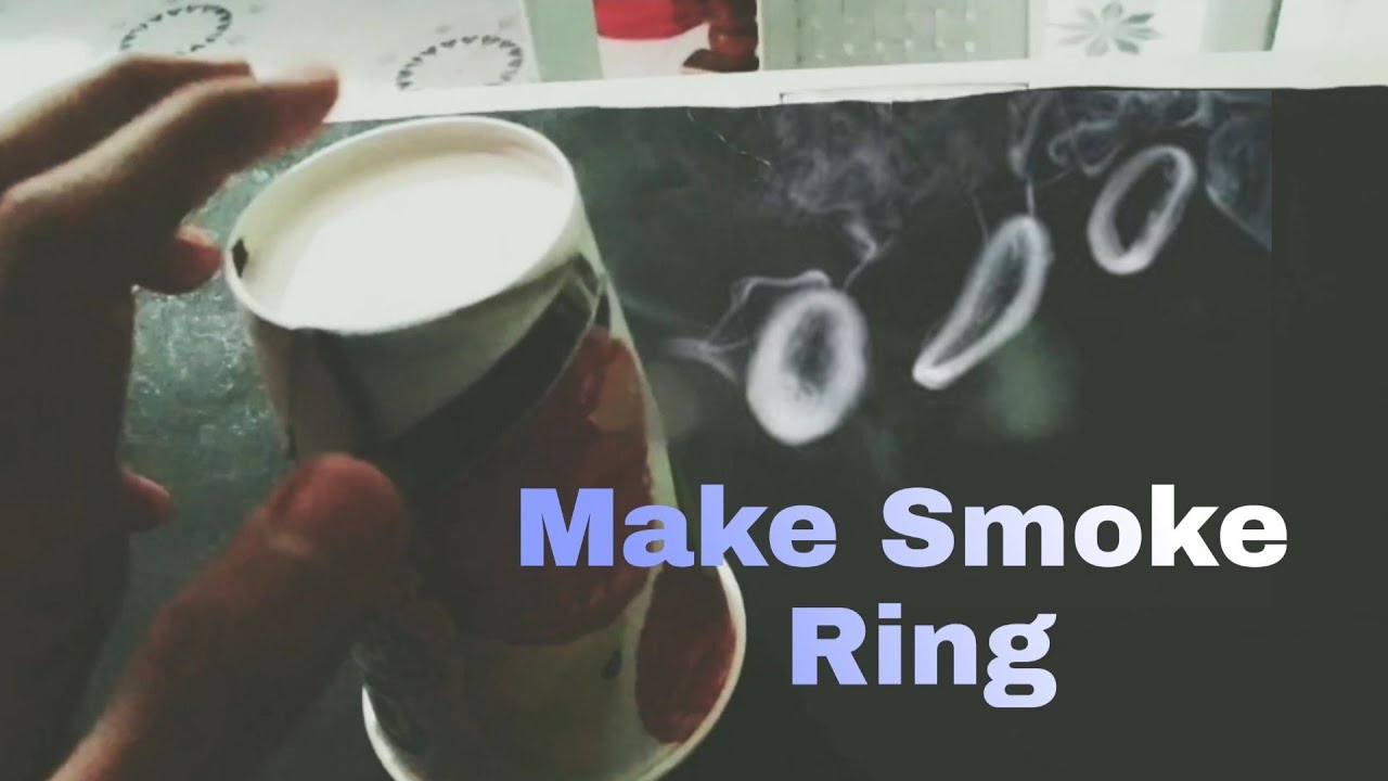 Make a ||Smoke Ring|| at home. - YouTube