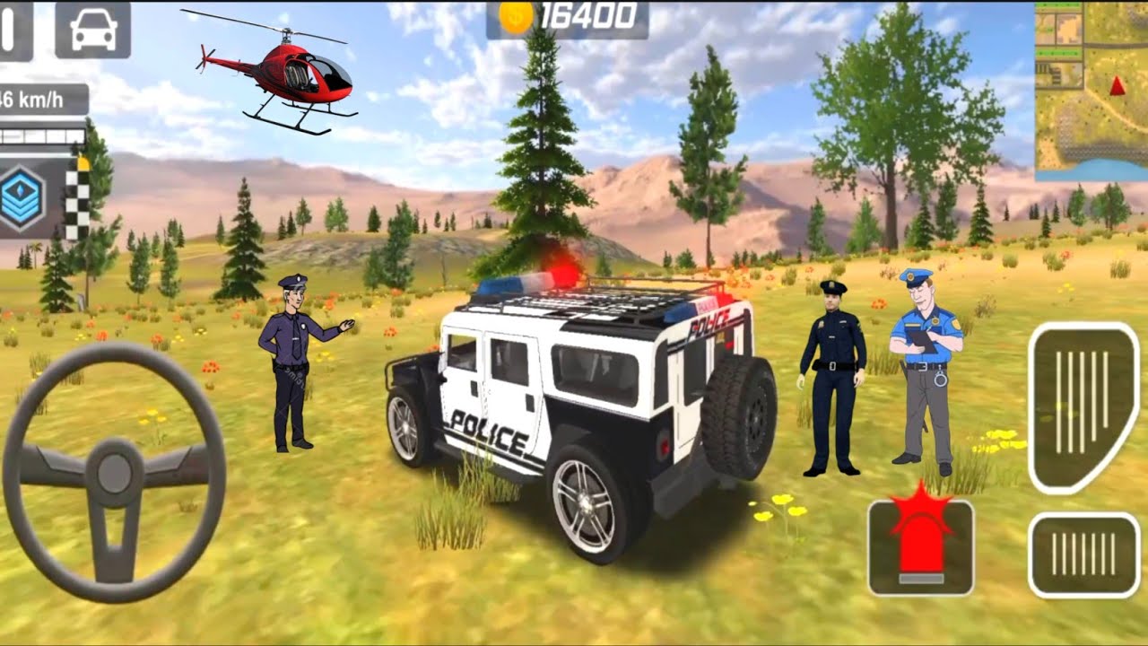 extreme police car chase simular drive #gaming play - bessy funny ...