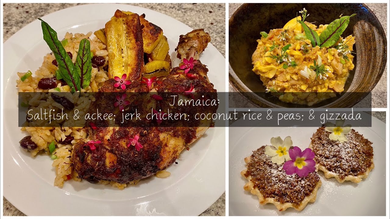 World cooking: Jamaica: Saltfish & ackee; jerk chicken: coconut rice ...