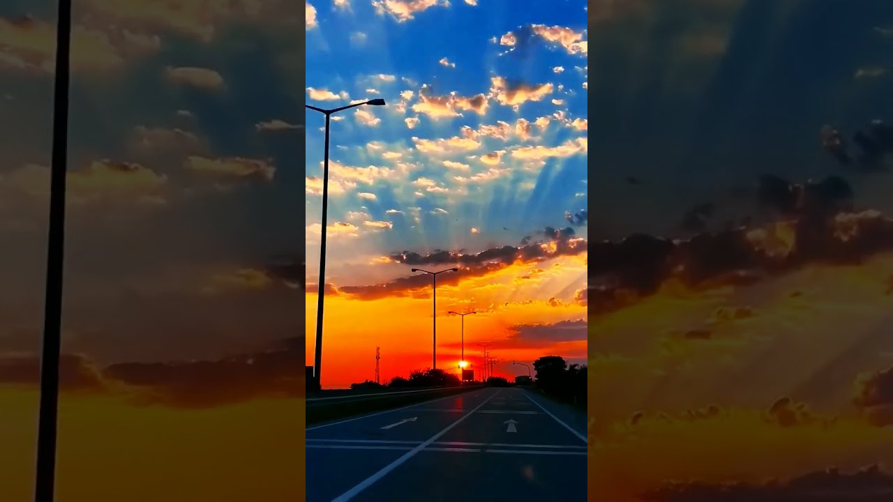 sunset view | evening Vibes city sunset 🌇#evening #sunset#vibes #shorts ...