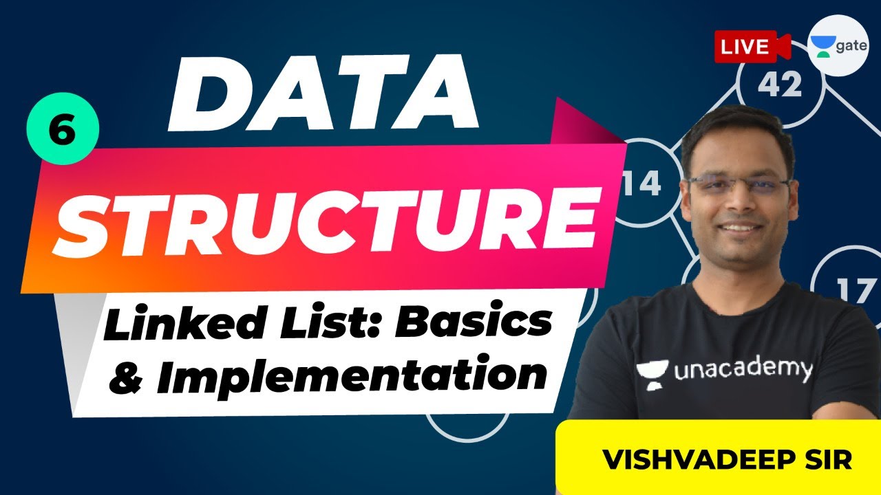 Linked List Basics And Implementation Data Structures Lec 6 Gate Cseit 2021 Exam Youtube