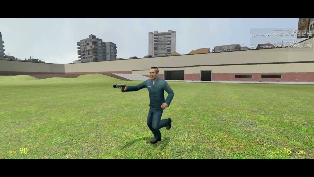 Gmod 13 one-handed pistol animations - YouTube