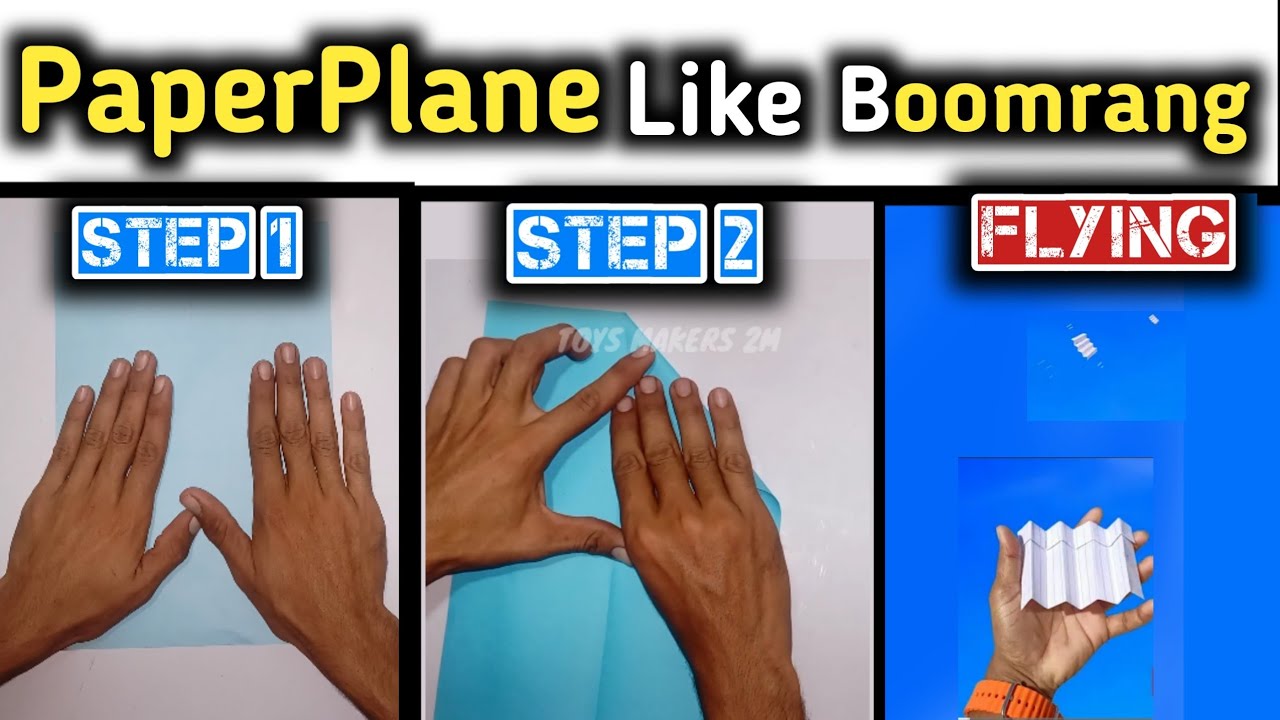 smallest boomerang in the world, best flying boomrang, paper flying ...