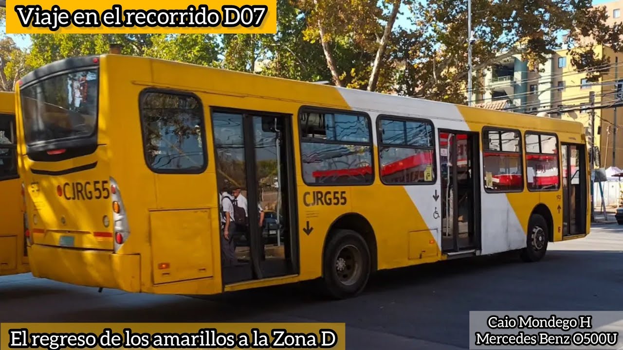 Viaje en el Recorrido D07 Caio Mondego H Mercedes Benz O500U - YouTube