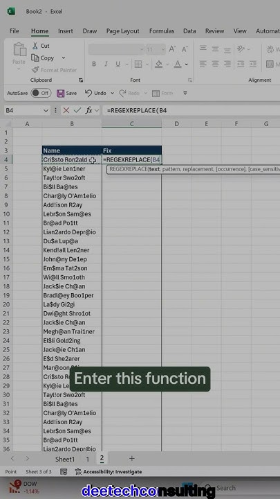clean format in excel - YouTube