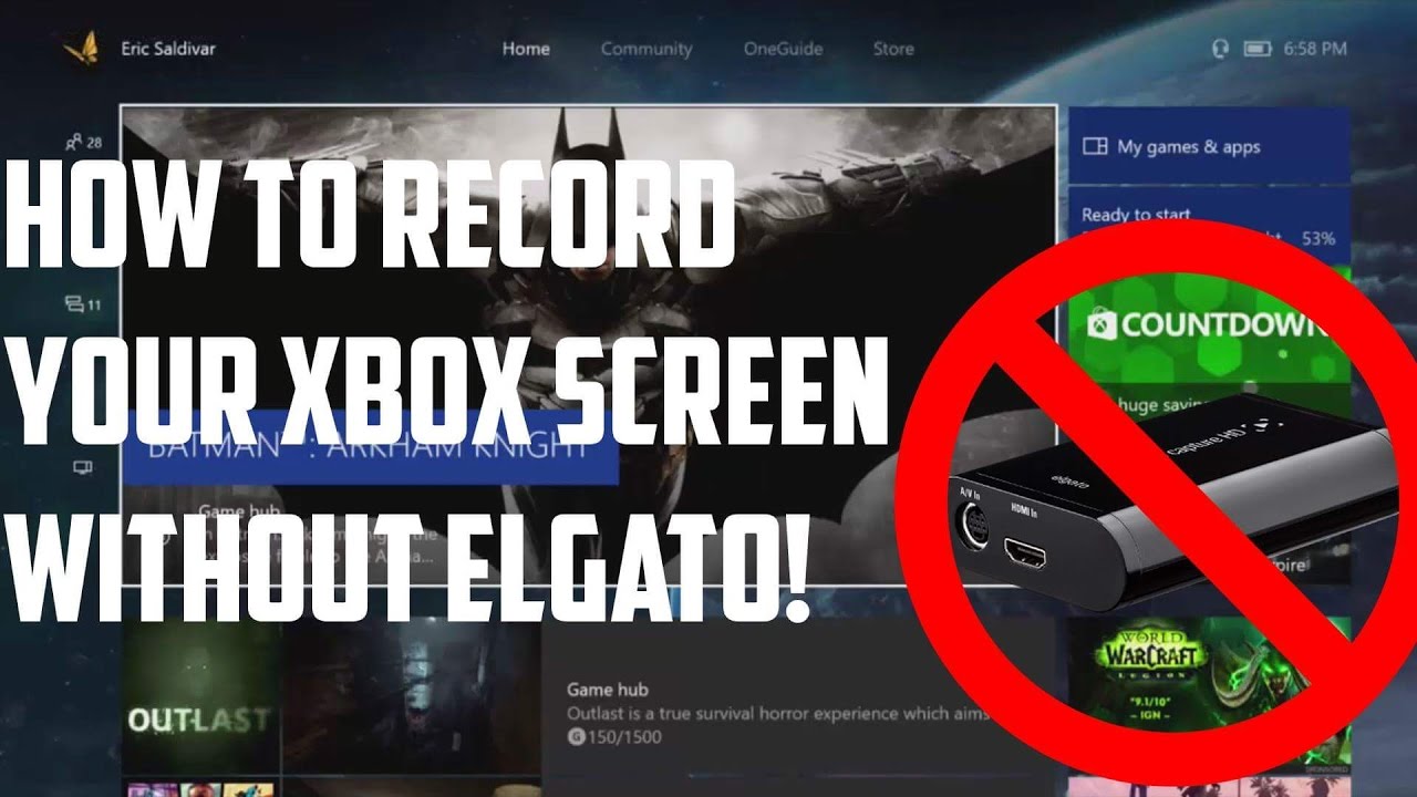 HOW TO RECORD YOUR XBOX SCREEN WITHOUT A ELGATO (2016) (WINDOWS 10 ...