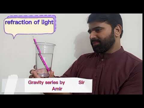 Refraction of light demonstration - YouTube