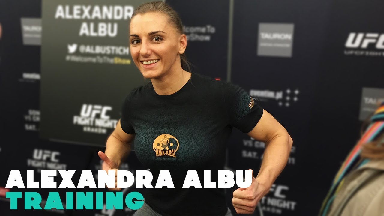 ALEXANDRA ALBU Fitness and fight training | Hard Workout - YouTube