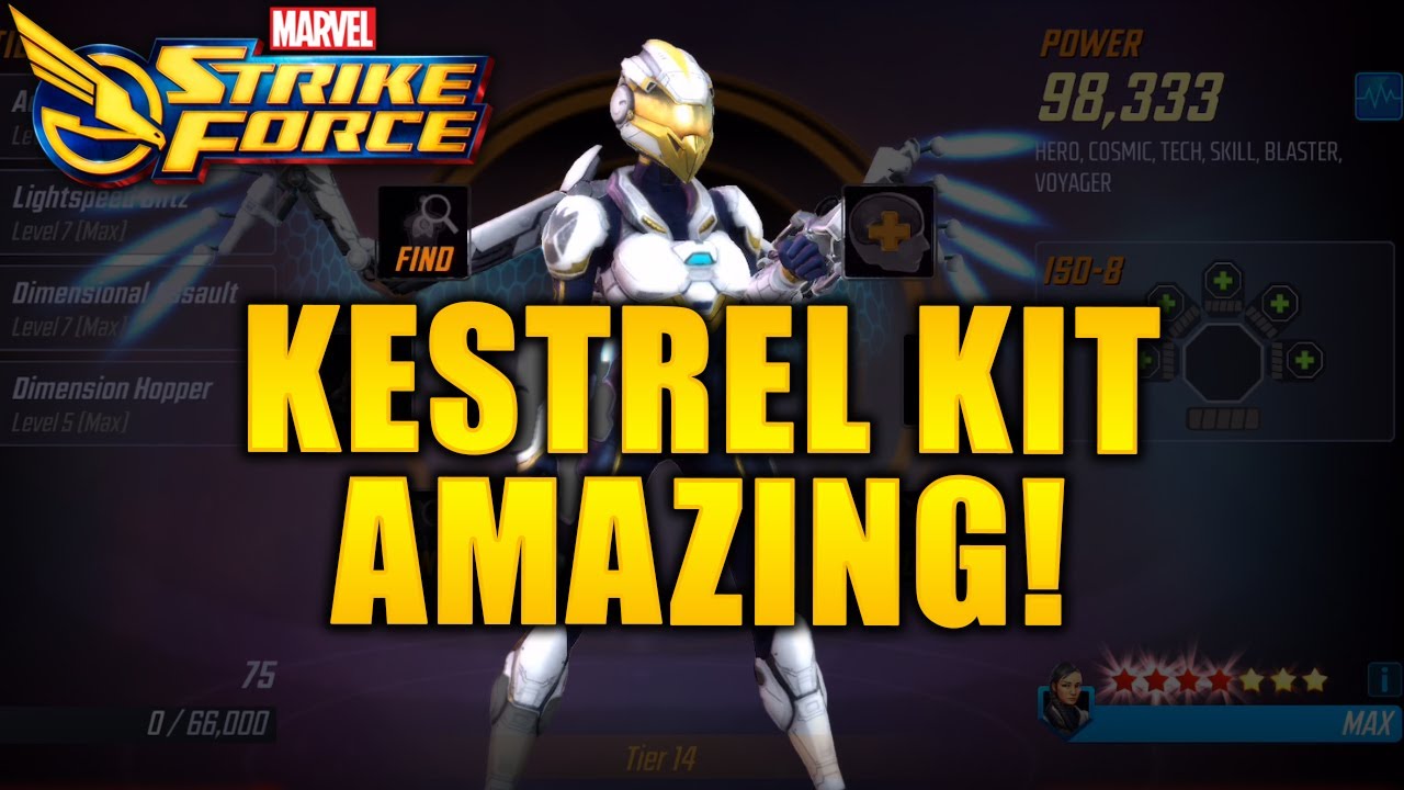 Kestrel Kit - AMAZING - As Good As Silver Surfer? - MARVEL Strike Force ...