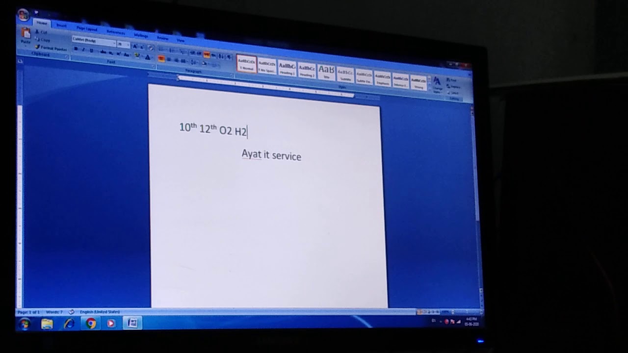 How to use Subscript and Superscript Use - YouTube