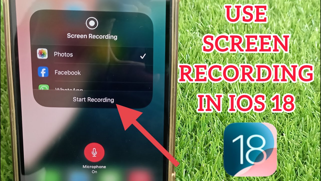 How to Record Your iPhone Screen With Voice iOS 18 | Record iPhone ...