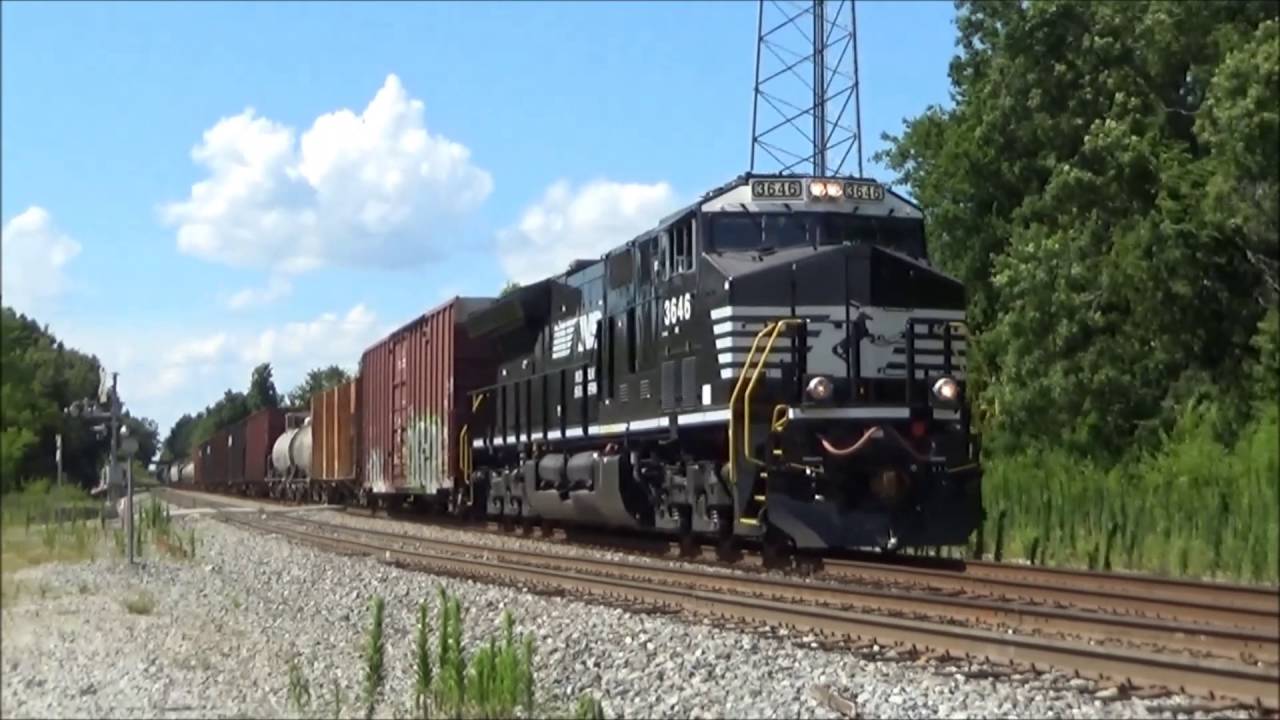 NS Tier 4 ET44AC Leading NS 155 Solo in Waynesboro, GA 7/4/16 - YouTube