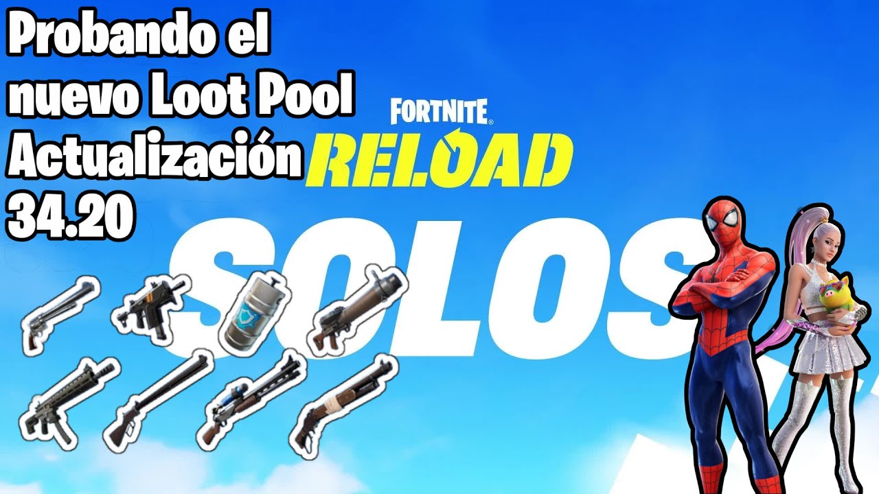 Probando el nuevo Loot Pool de Fortnite Reload - Solos | Actualización ...