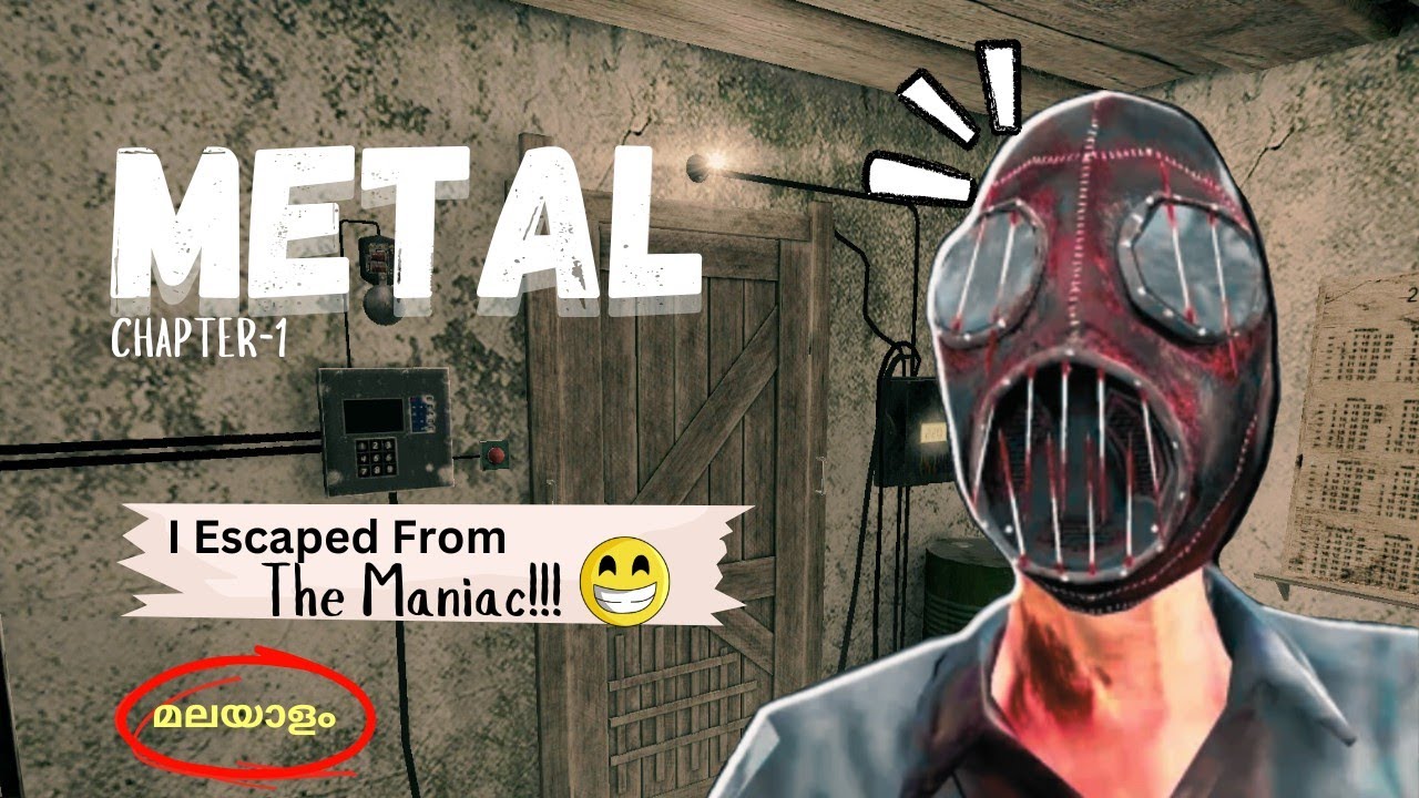 I ESCAPED FROM THE MANIAC!!💀| Metal Horror Escape- Chapter 1 | # ...