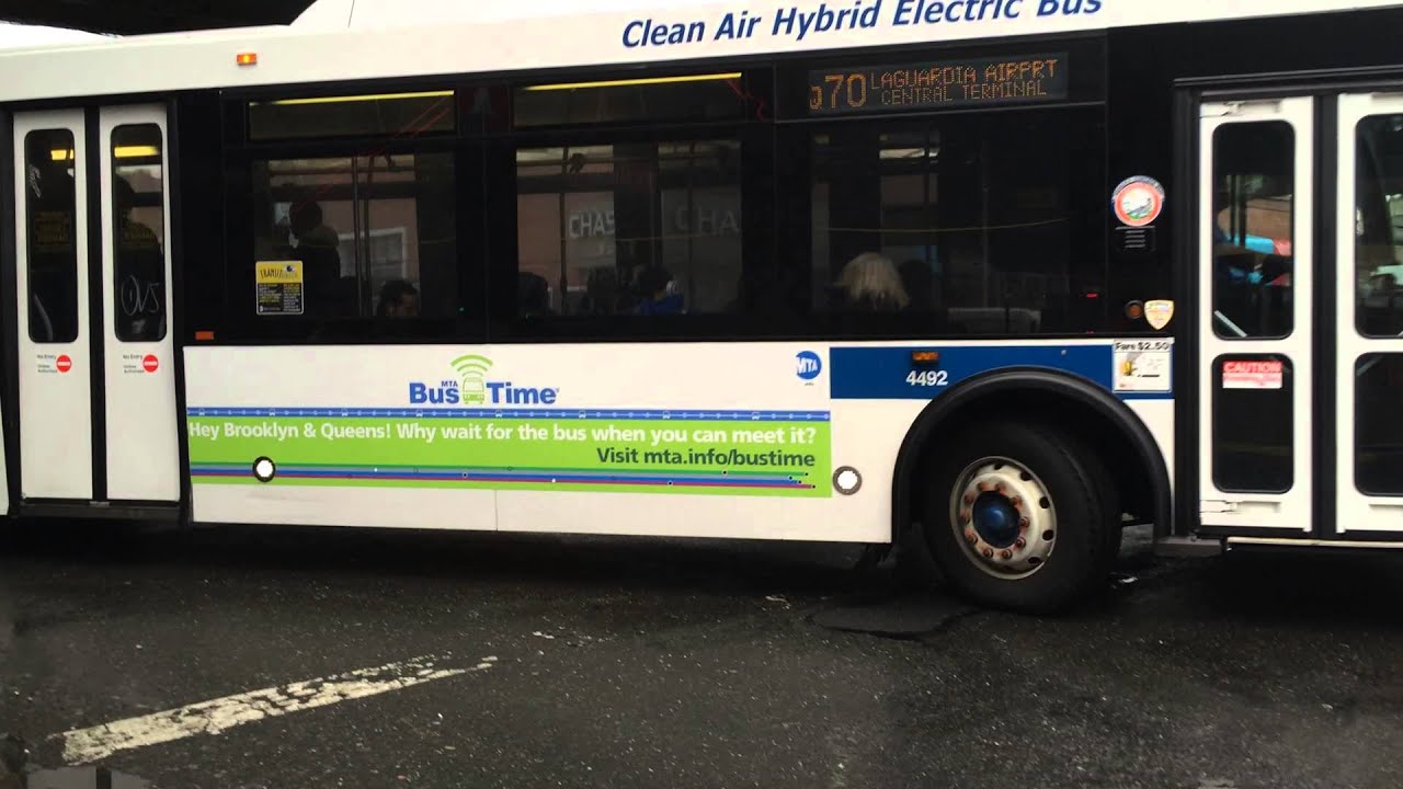 MTA Bus : Orion VII Next Generation HEV #4492 on the Q70 at 74th Street ...
