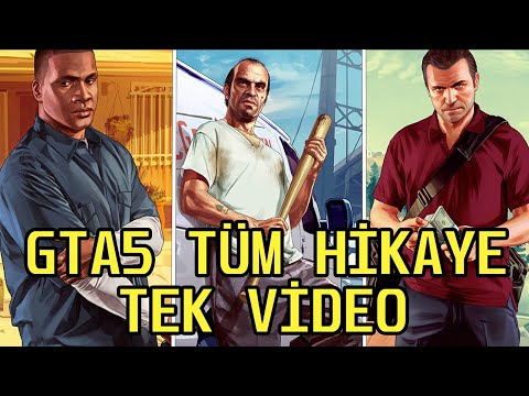 19 DAKİKADA GTA 5'İN TÜM HİKAYESİ |  EN DETAYLI TÜKÇE HİKAYE VİDEOSU