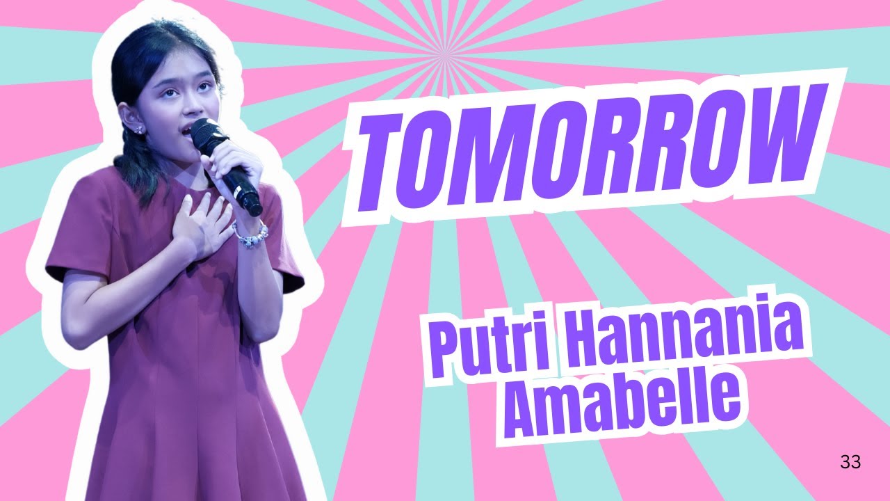 Tomorrow - Annie covered by Putri Hannania Amabelle - YouTube